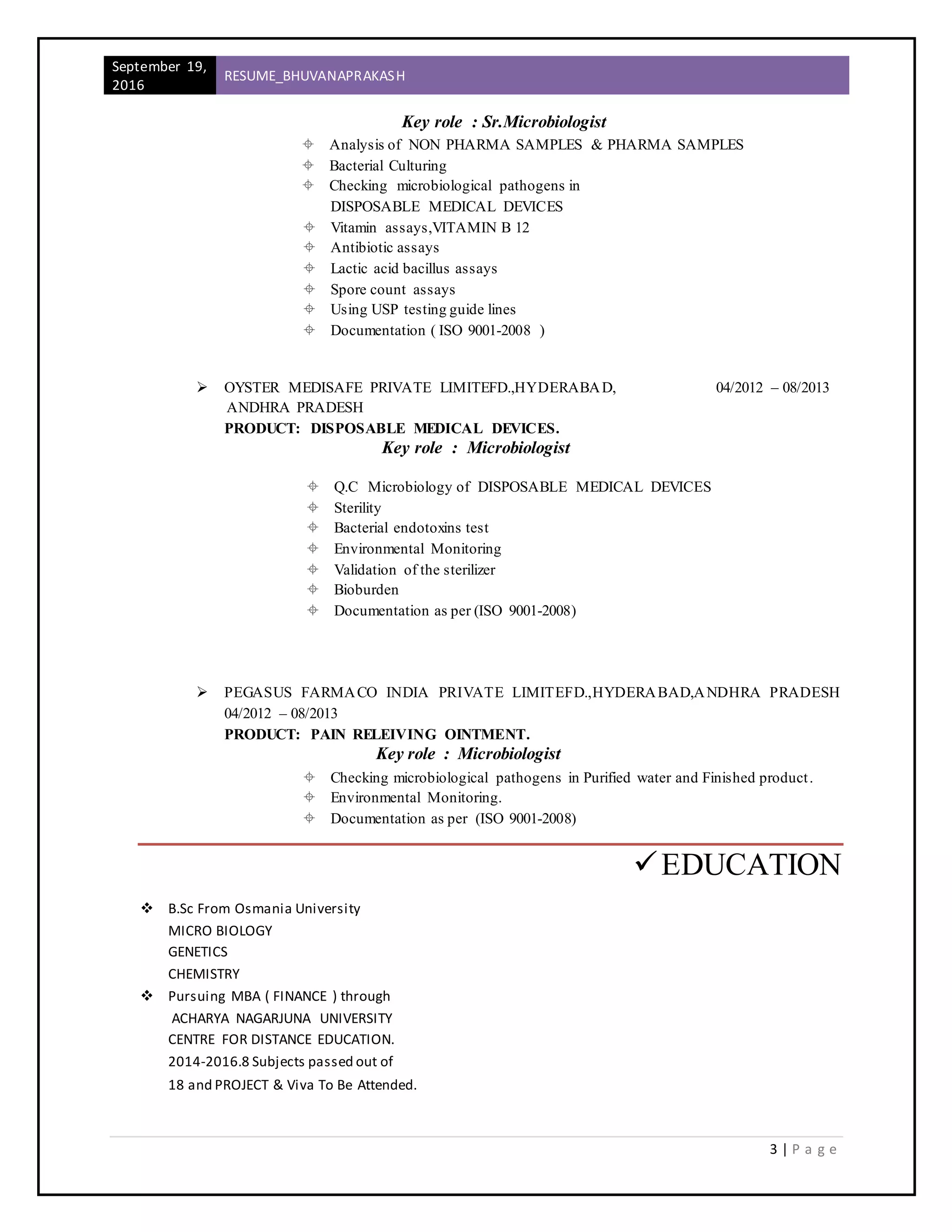 Modified Resume | PDF
