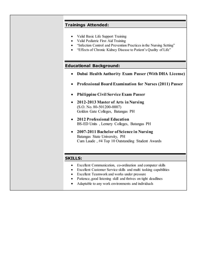 RESUME of Joy Orlina (2) | PDF