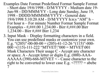 OPERATE DATABASE APPLICATION | PPTX