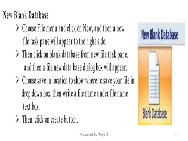 OPERATE DATABASE APPLICATION | PPTX | Databases | Computer Software and Applications