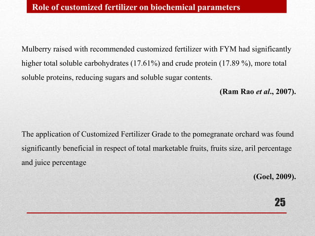 customized and value added fertilizers.pptx | Agriculture | Industries