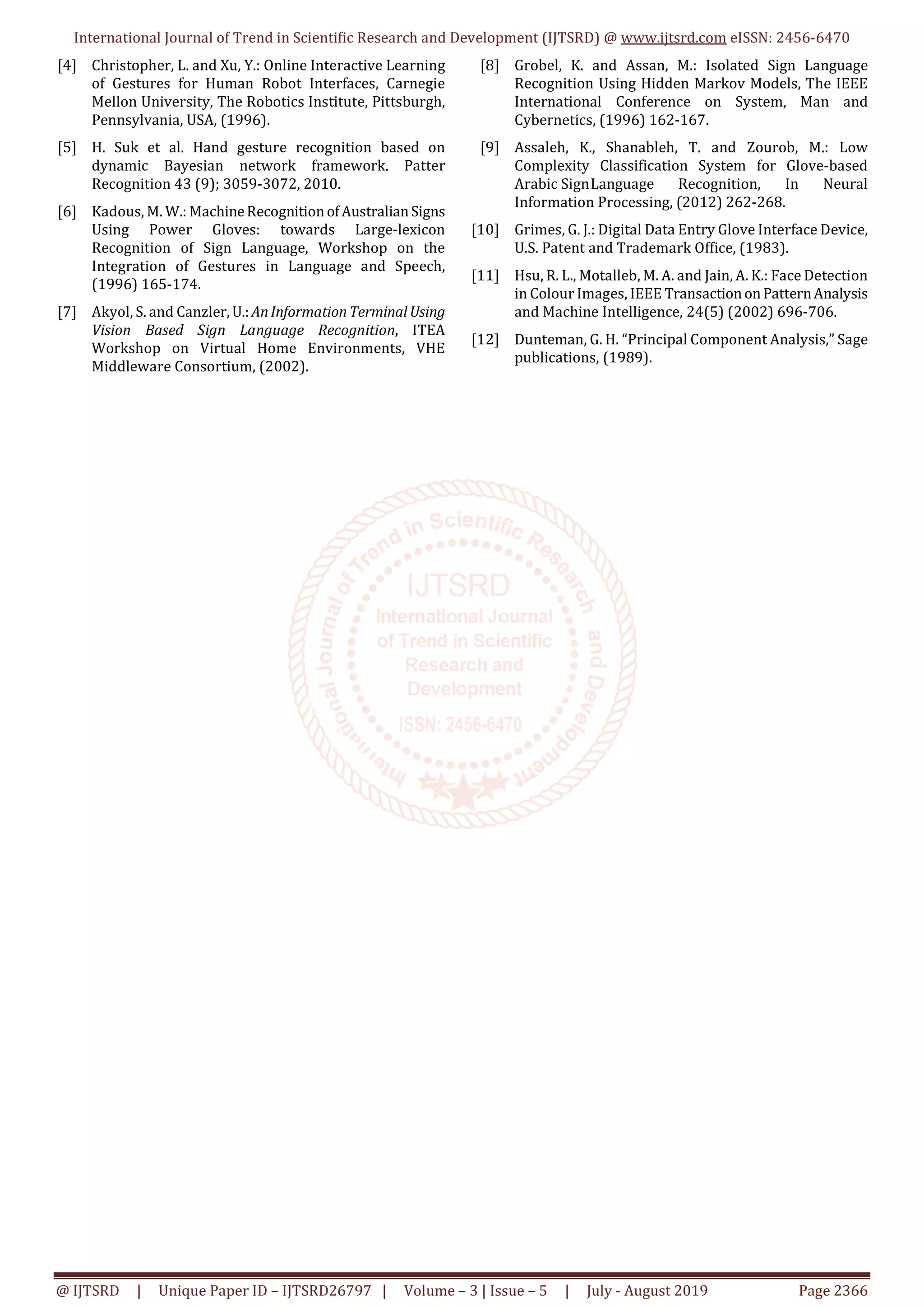 Real time Myanmar Sign Language Recognition System using PCA and SVM ...