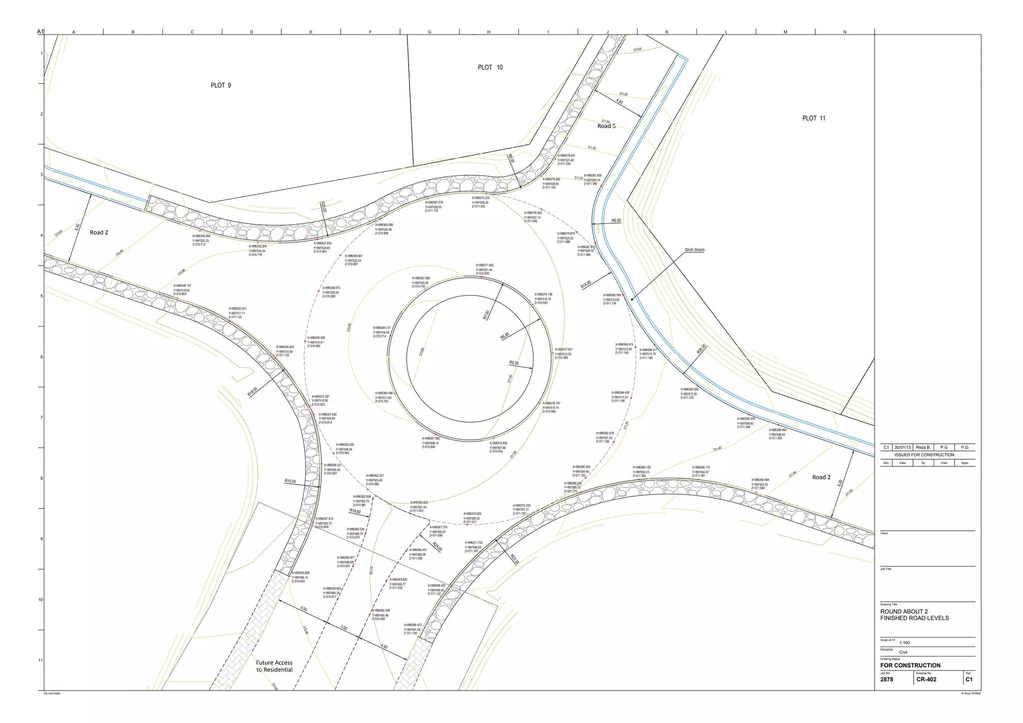2878-CR-402 FINISHED ROAD LEVELS | PPT
