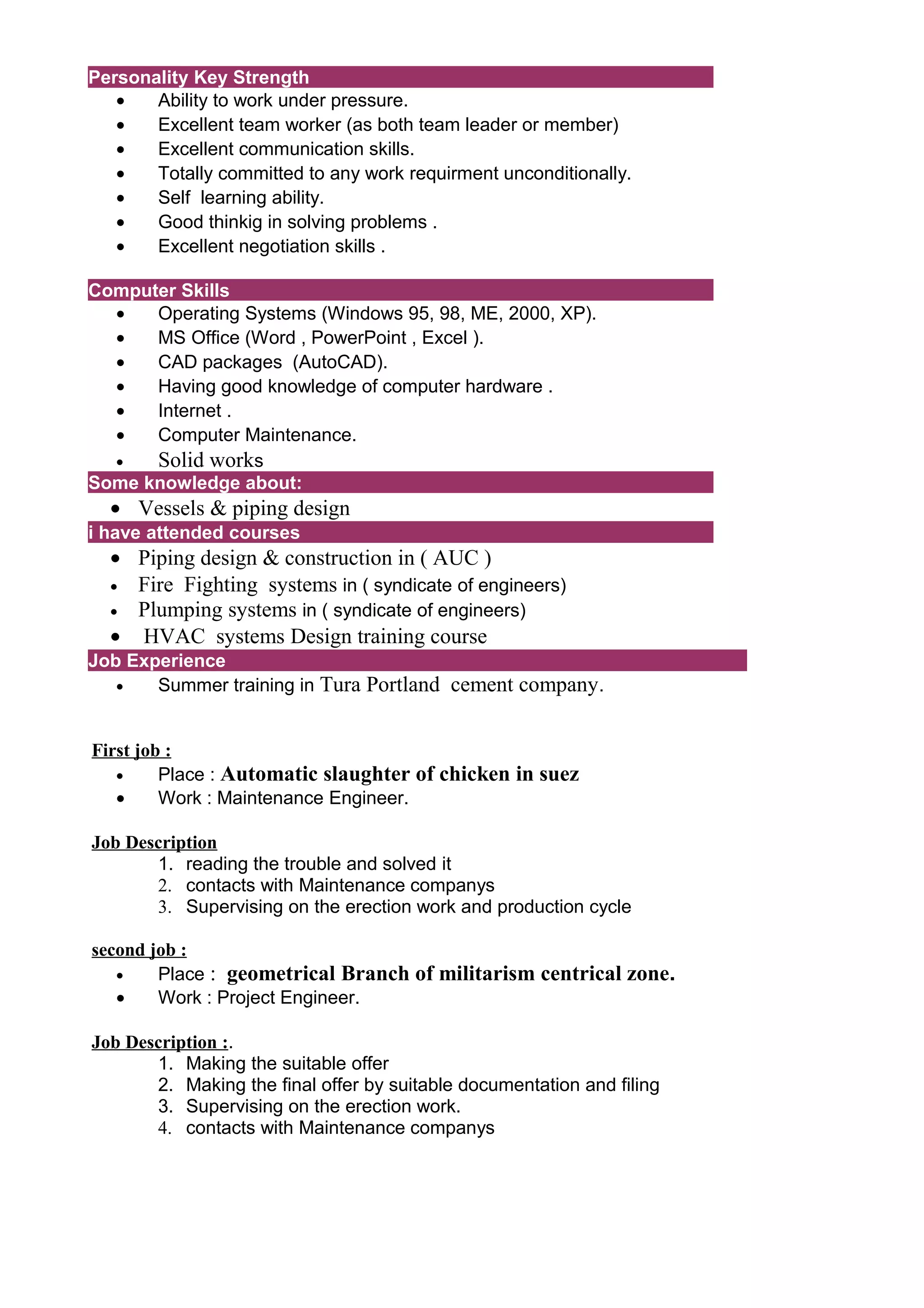 reda cv EN | PDF | Free Download