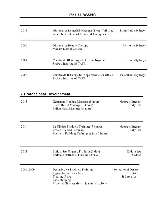 Pei Li Resume.doc new one | PDF