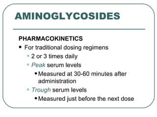 45 aminoglycosides | PPT | Infectious Diseases | Diseases and Conditions