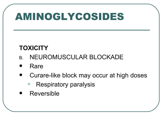 45 aminoglycosides | PPT