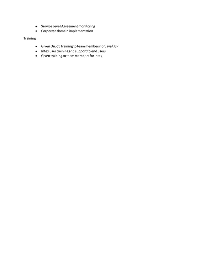 VD Thakkar RIL 2 Detailed Work Experience | PDF