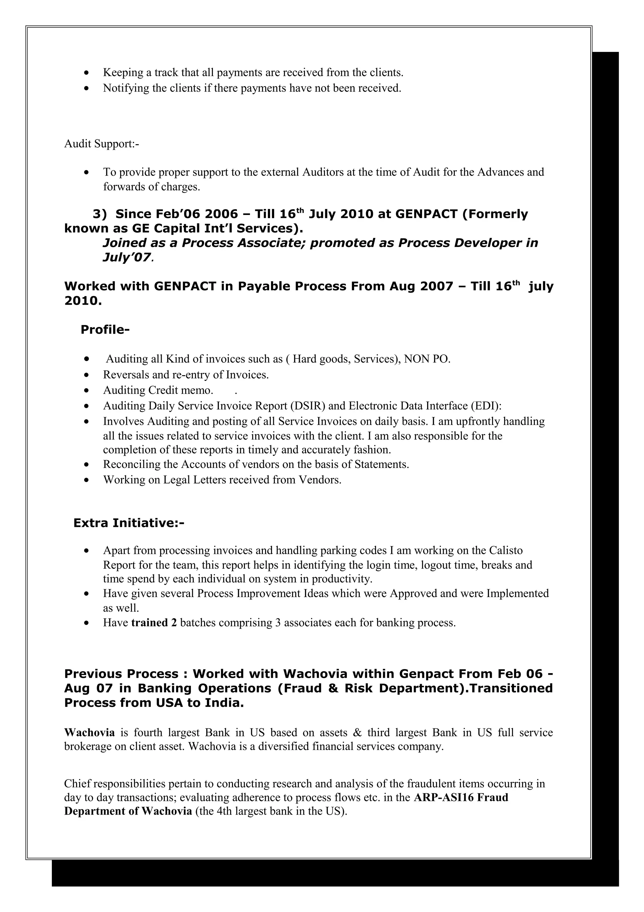 Resume of Varun Sehgal | DOC