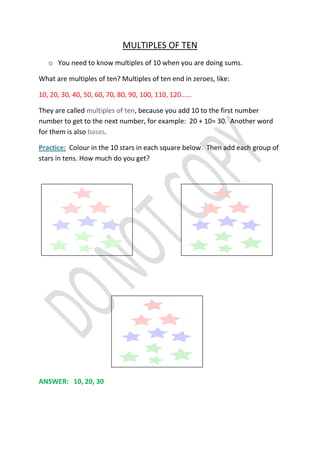 MULTIPLICATION | PDF | Primary Education | Education