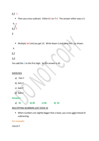 MULTIPLICATION | PDF | Primary Education | Education