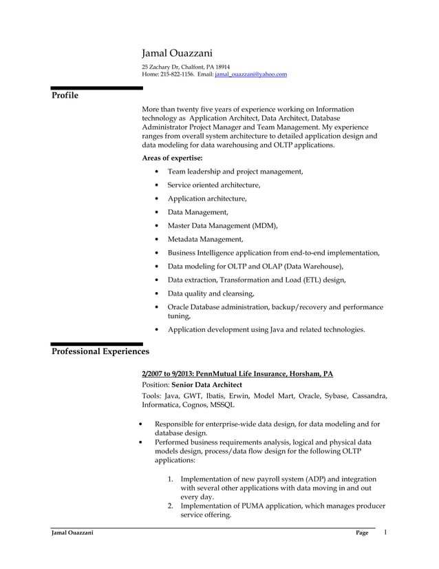 JAMAL_RESUME | PDF