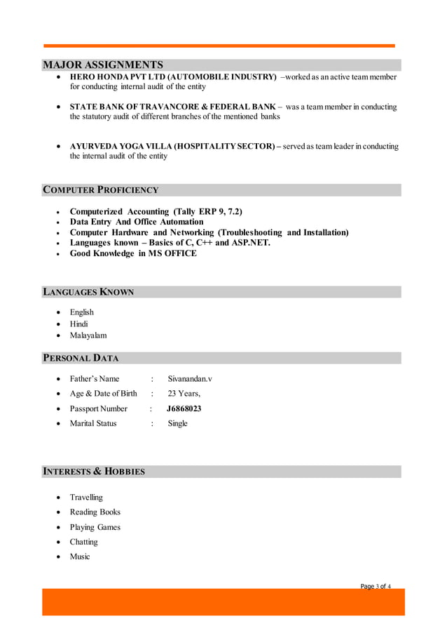 ADARSH CV | PDF