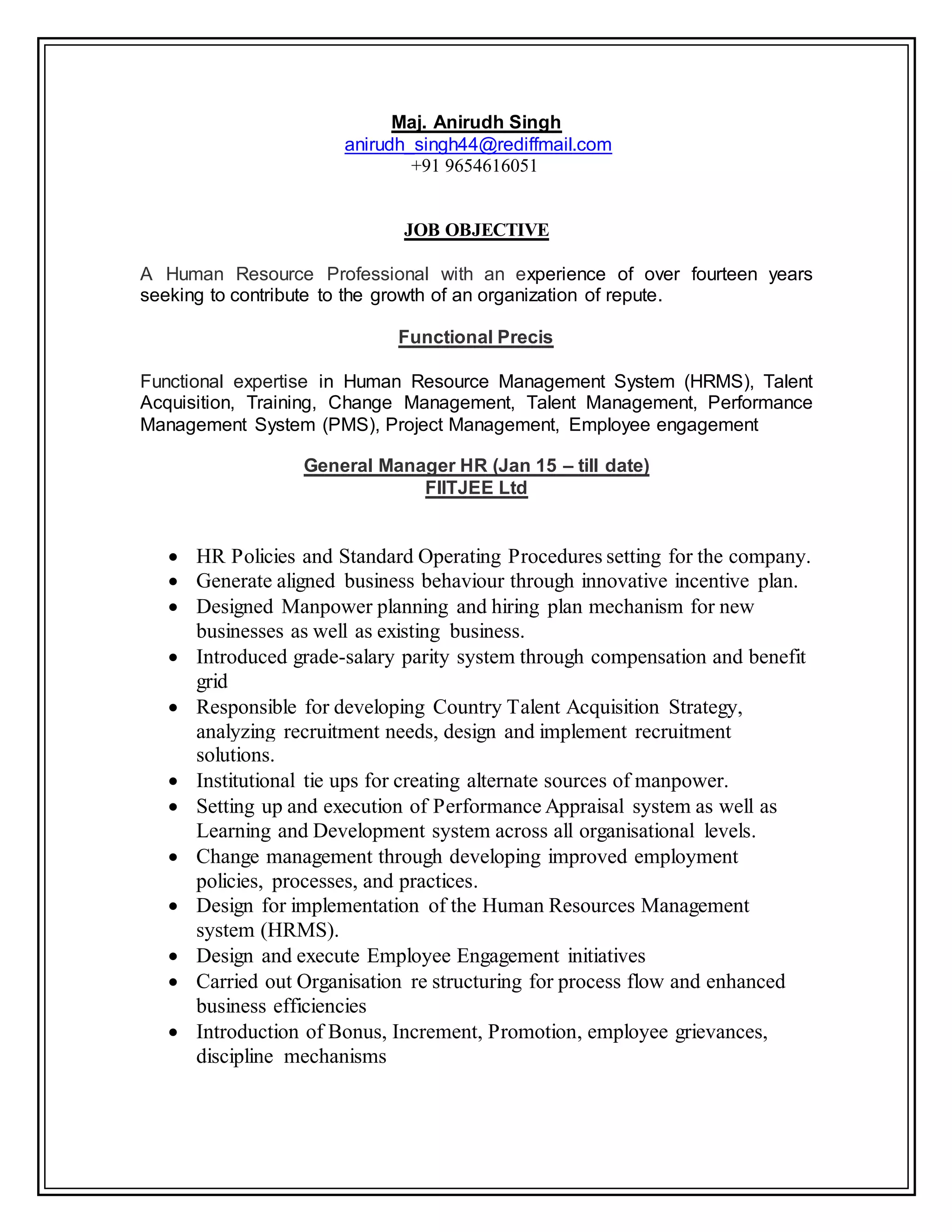 Anirudh_Singh_-_HR_Profile | DOCX