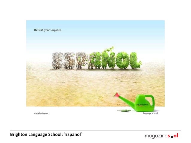 45 creative typography print ads | PPT