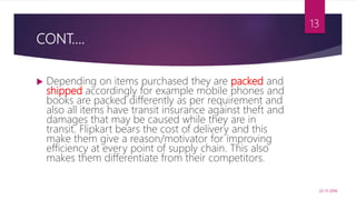 SCM of FLIPKART | PPTX