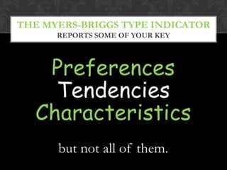 MBTI PPT | PDF