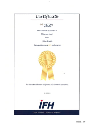 IFH Certificate | PDF