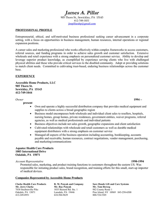 Jim's Resume | PDF
