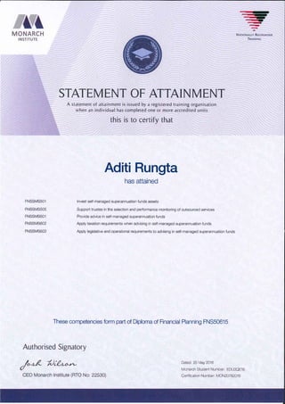 DFP+SMSF Certificate | PDF