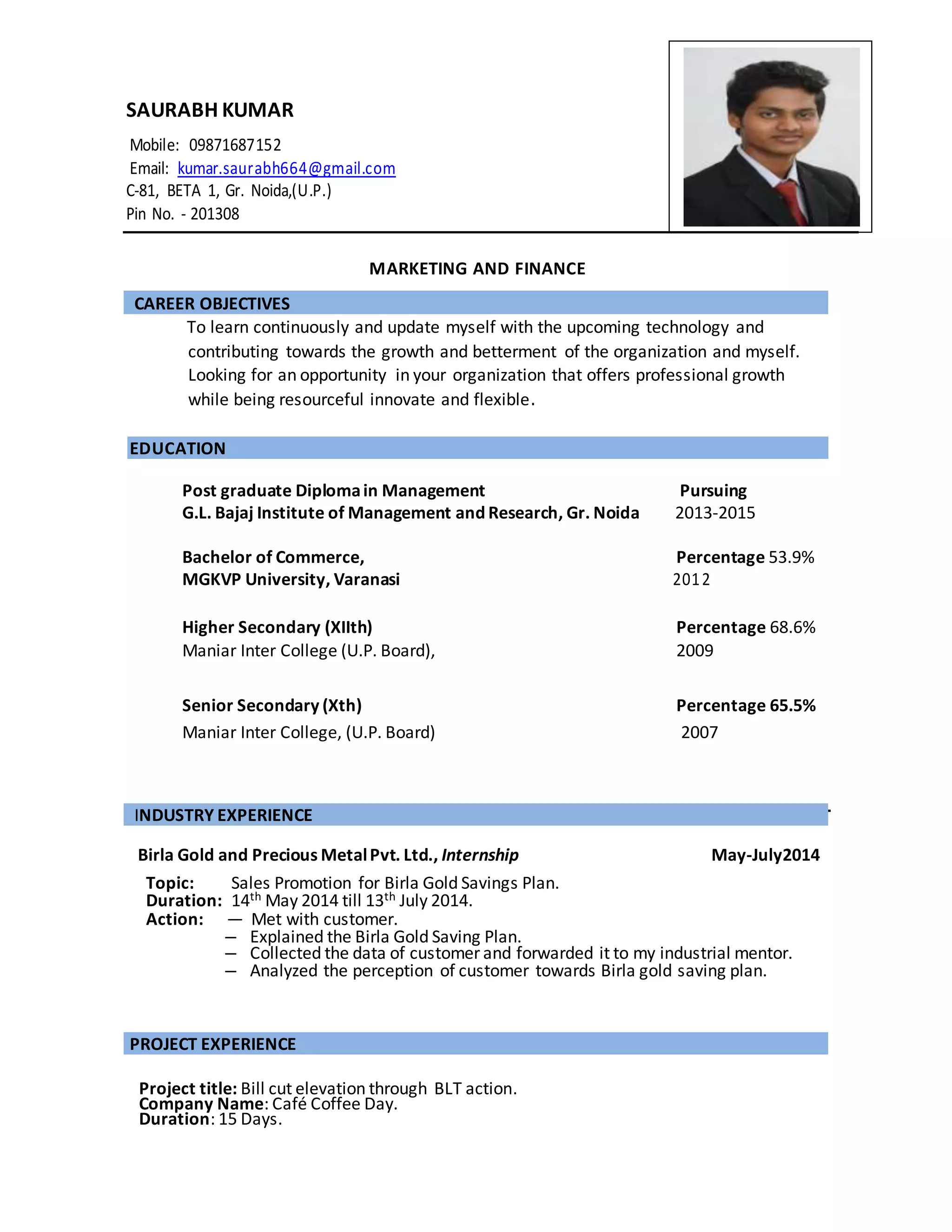 saurabh CV | DOCX
