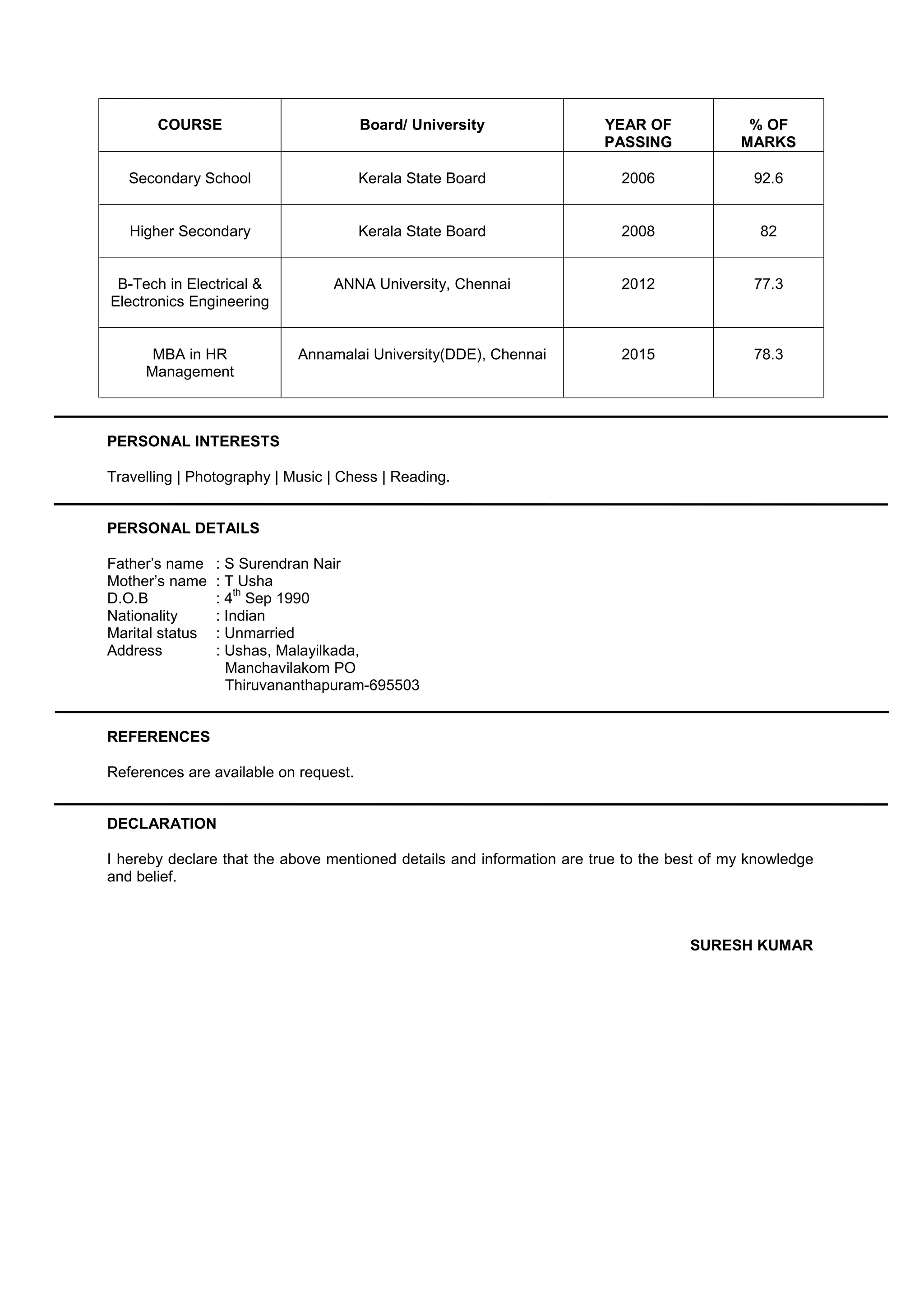 LinkedinSuresh Kumar S BE | PDF | Rail Travel | Travel Type