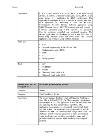 Gireesh G.G Resume | PDF