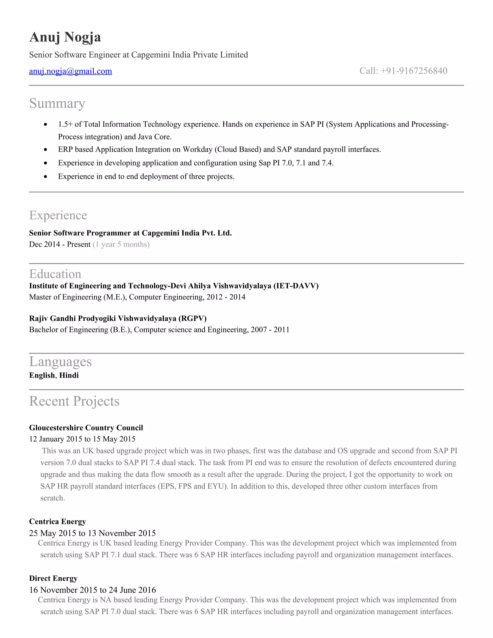 Resume-Anuj Nogja | PDF