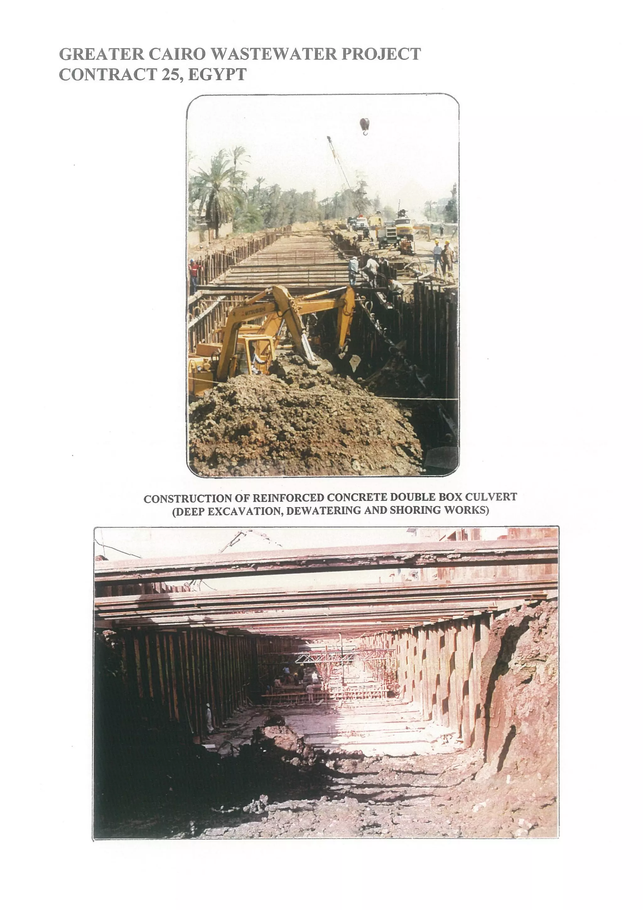 Greater Cairo Wastewater Project- Contract No. 25 - Data Sheet | PDF