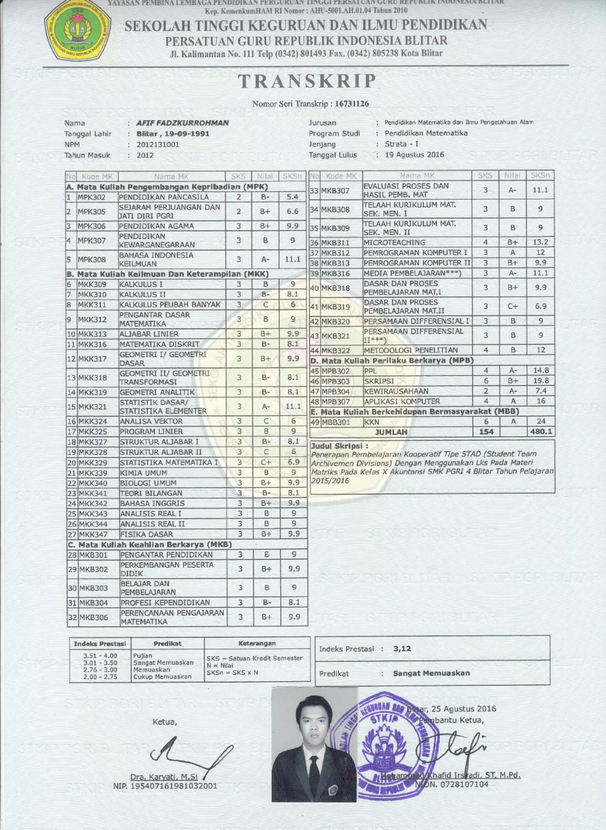 TRANSKIP NILAI.compressed | PDF