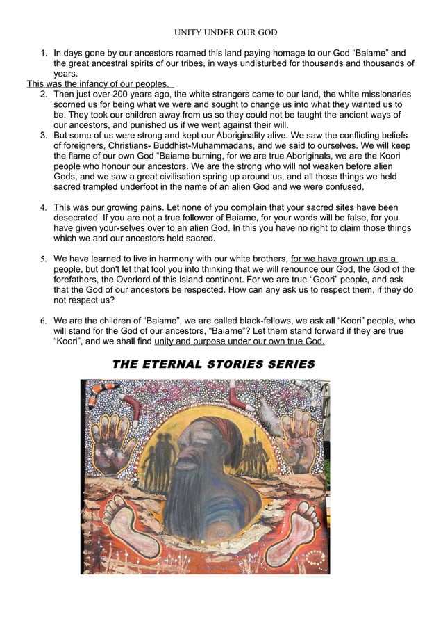 UNITY UNDER OUR GOD | ODT