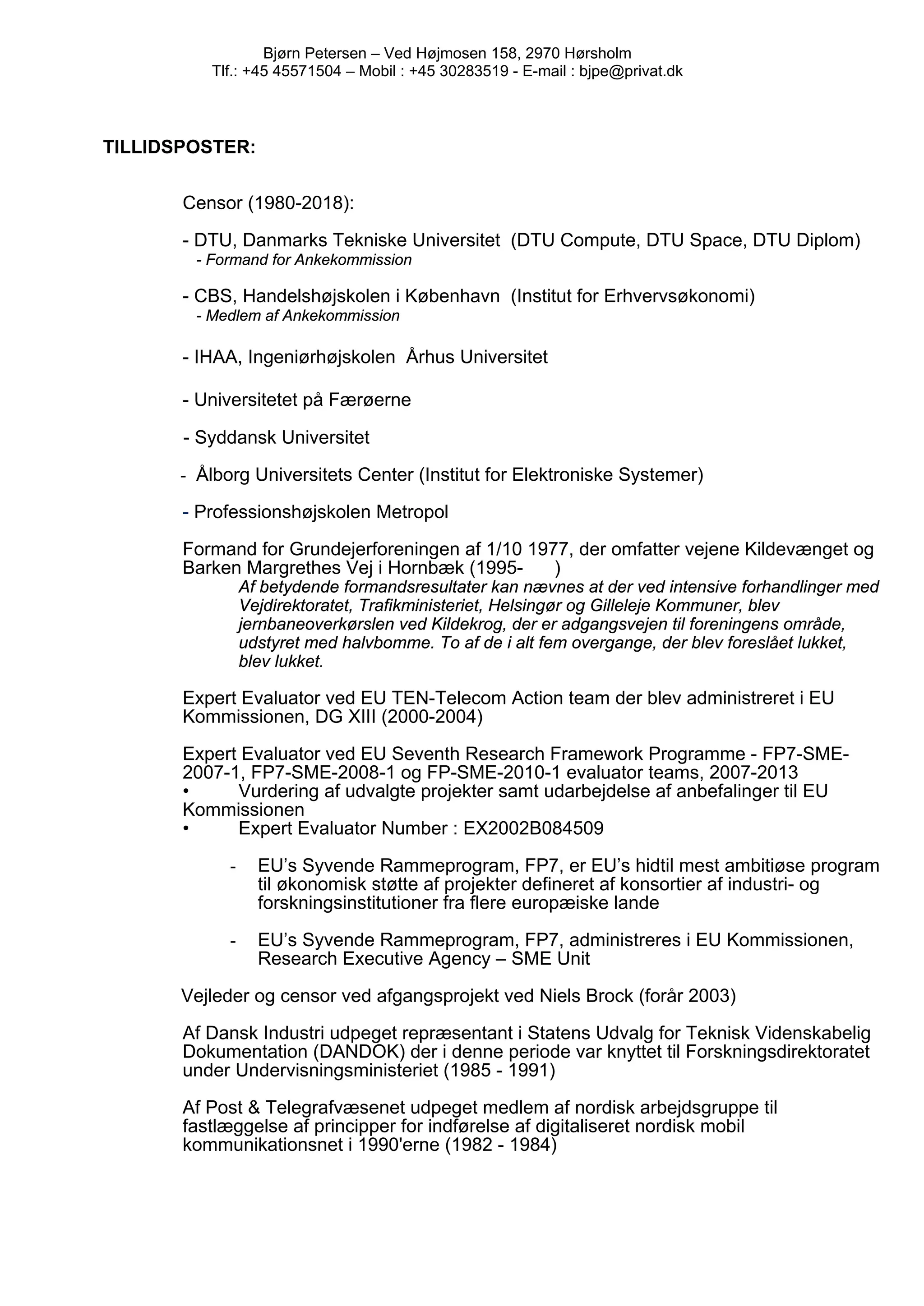 CURVITAE Version Januar 2015 | PDF