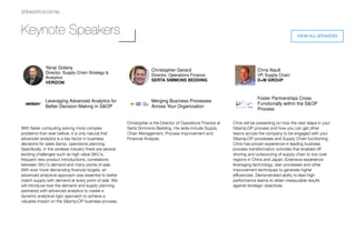 S&OP_Innovation_Summit_Boston_Sept_2016 | PPT