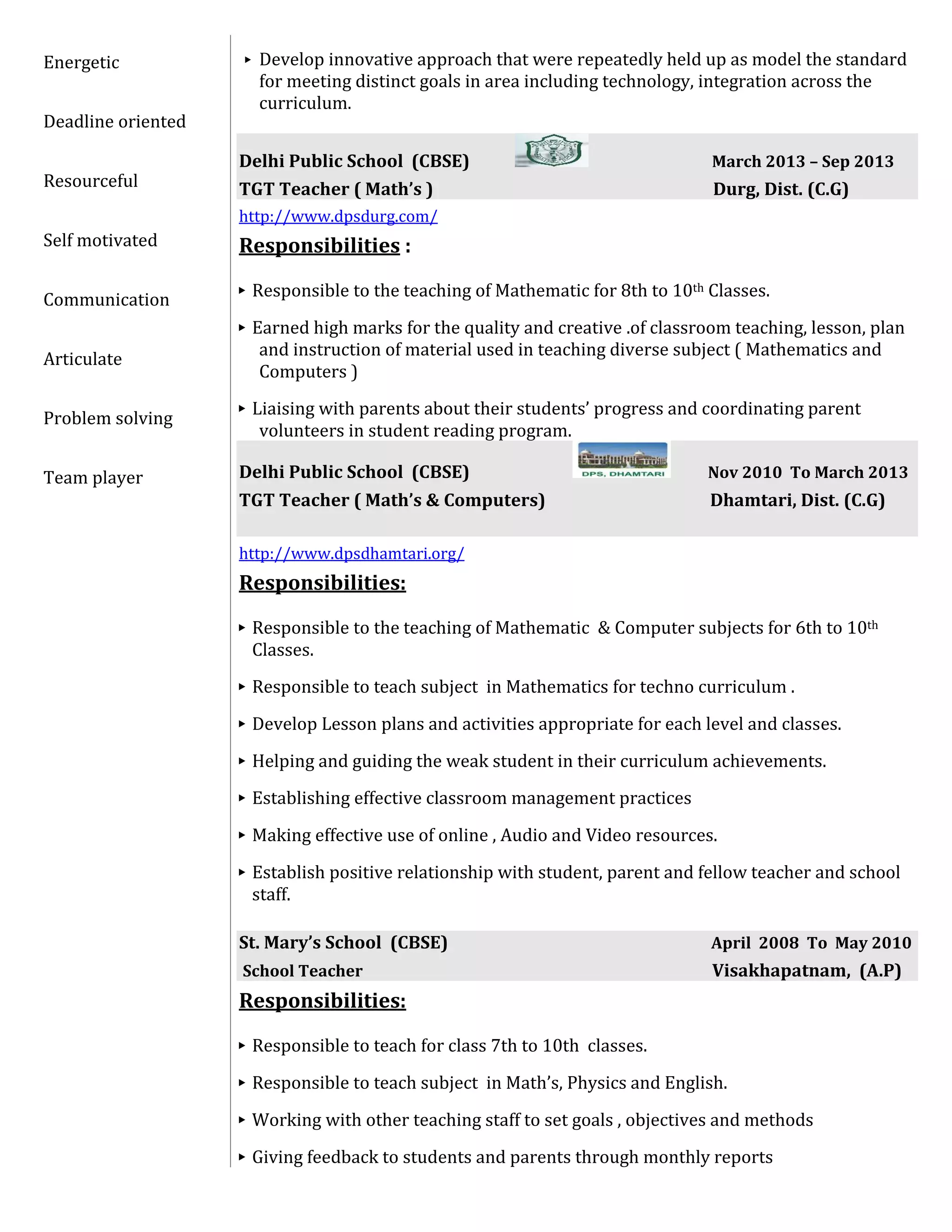 TGT_ MATHEMATICS TEACHER | PDF
