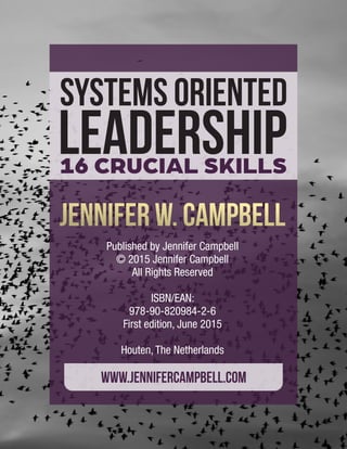 SYSTEMS ORIENTED LEADERSHIP - 16 Crucial Skills for Leaders who put the ...