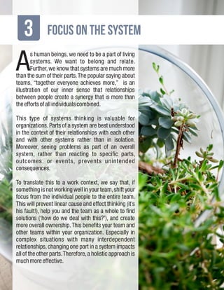 SYSTEMS ORIENTED LEADERSHIP - 16 Crucial Skills for Leaders who put the ...