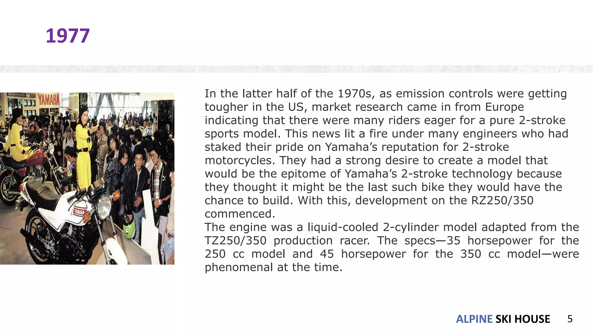 (45) history of yamaha 1069 2002 ppr hari creations | PPTX