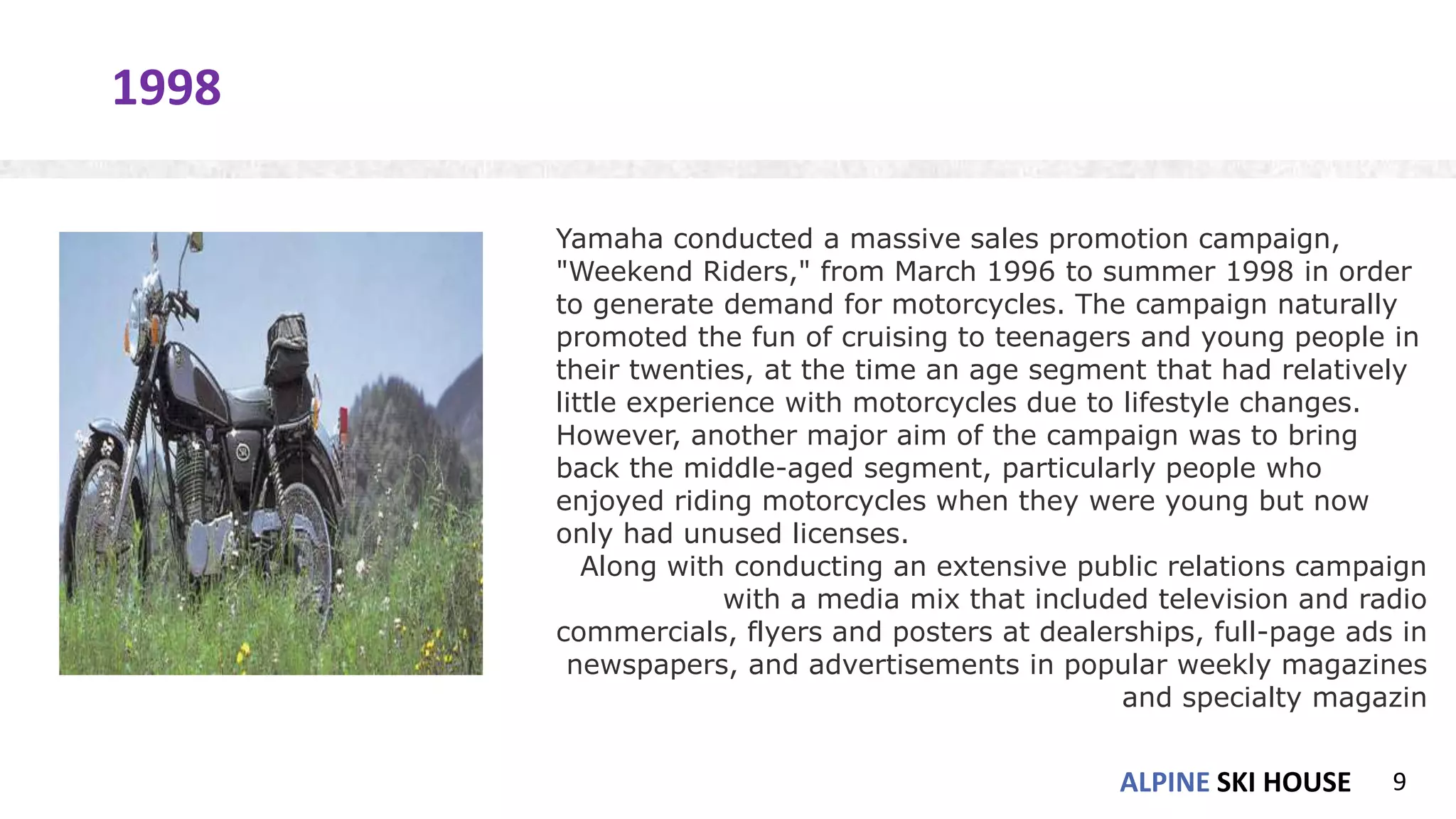 (45) history of yamaha 1069 2002 ppr hari creations | PPTX