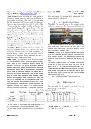 investigation and comparative analysis of energy potentials from ...