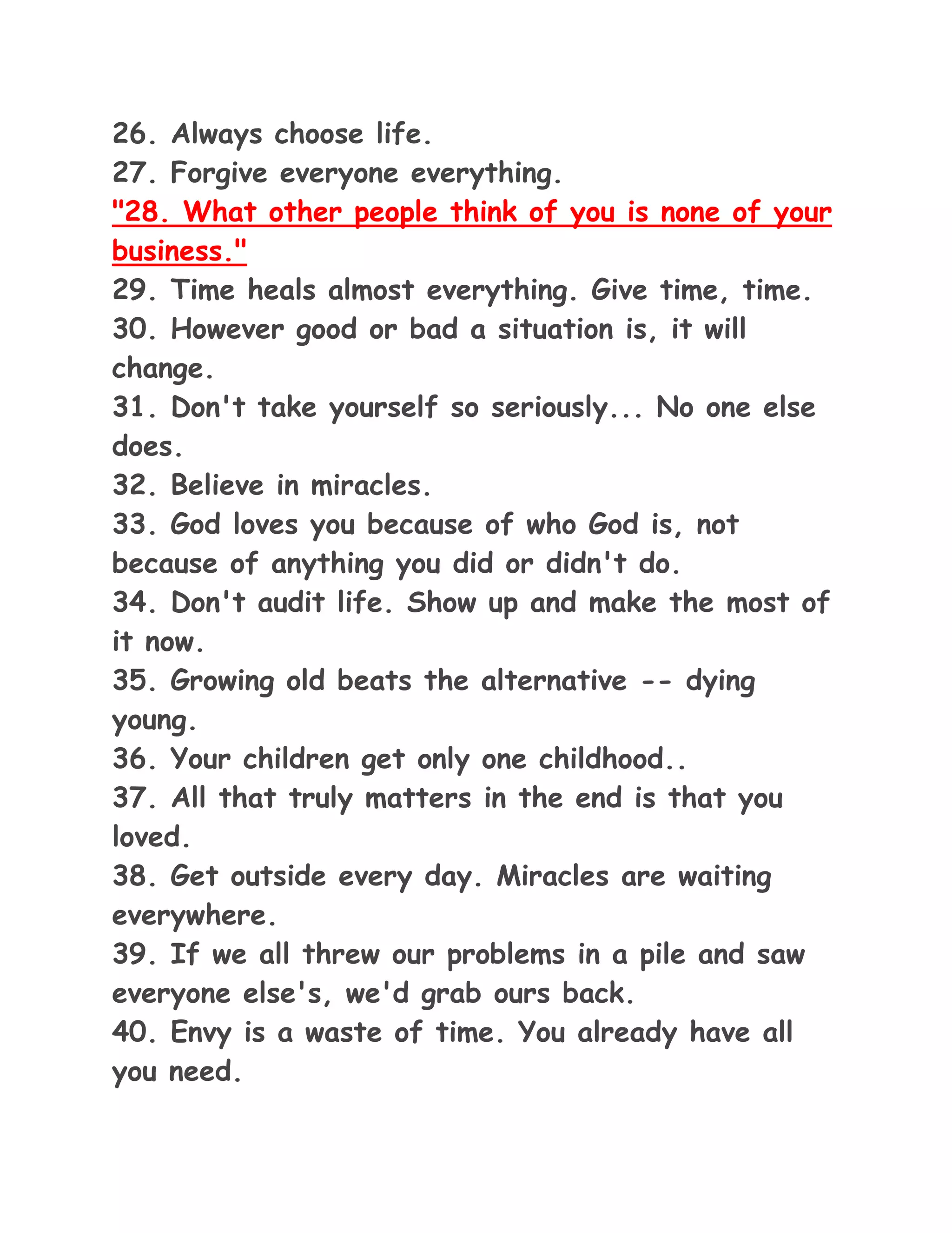 45 lessons life taught me | DOCX