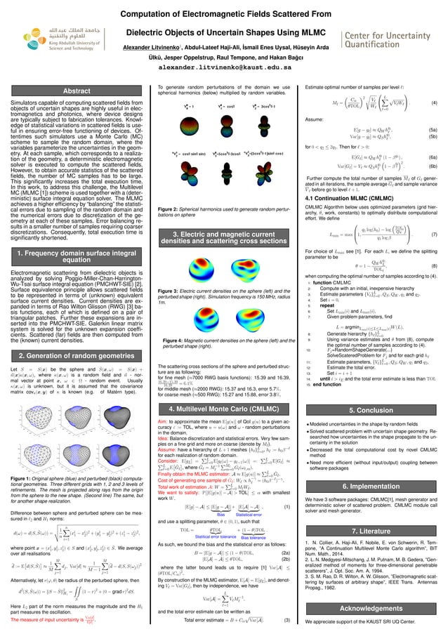 Computation of Electromagnetic Fields Scattered from Dielectric Objects of Uncertain Shapes ...
