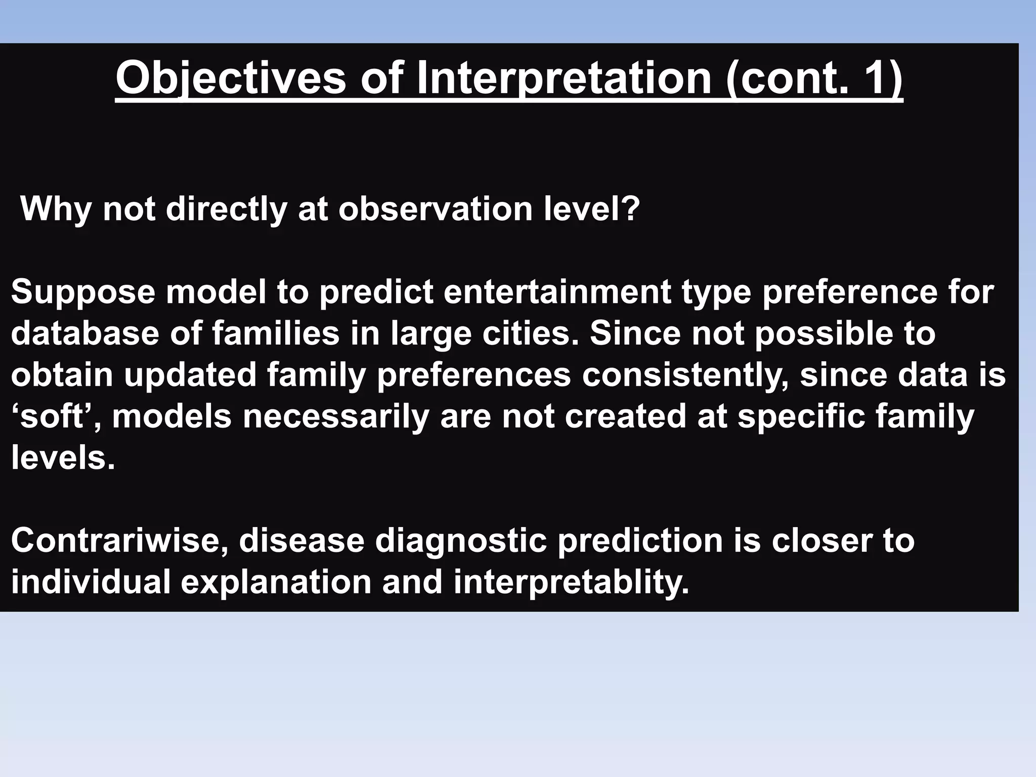 Visual Tools for explaining Machine Learning Models | PPT
