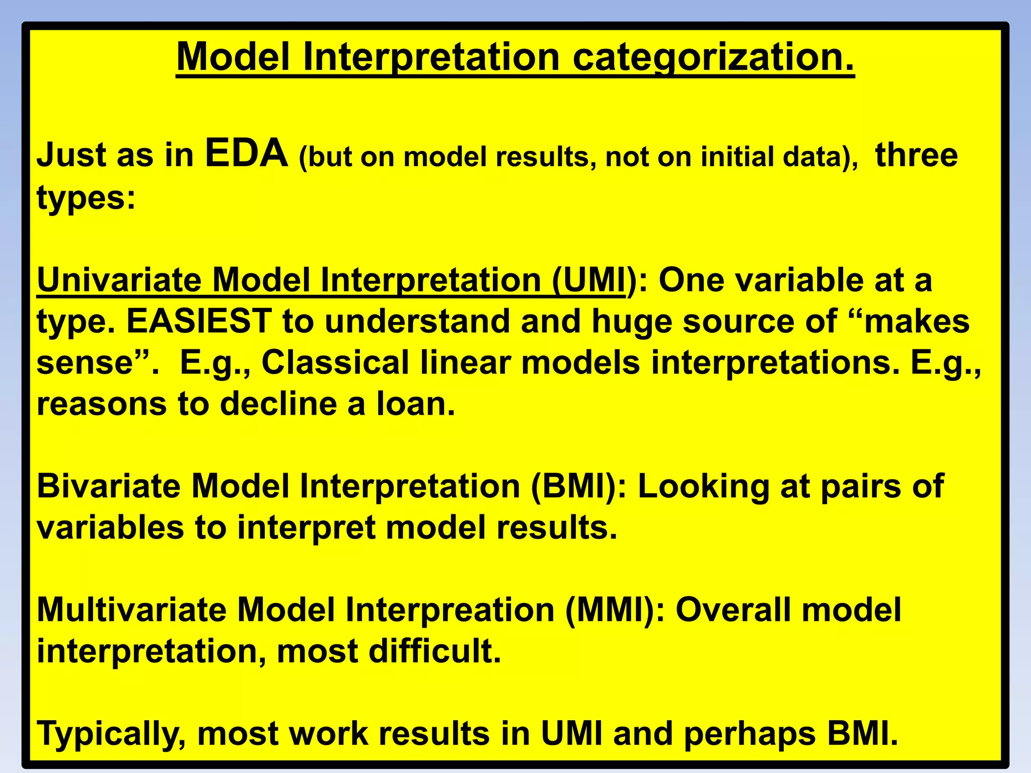 Visual Tools for explaining Machine Learning Models | PPT
