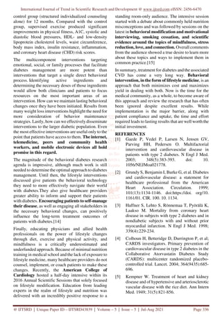 Prevention of Type 2 Diabetes Mallitus A Focus on Physical Activity and ...