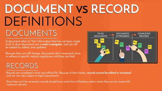 Records vs Documents: The Difference and How Best to Manage Them