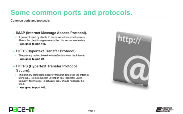 Pace IT - Common Ports and Protocols | PPTX | Computer Networking ...