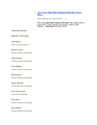 45th annual glen ellyn festival of the arts | PDF
