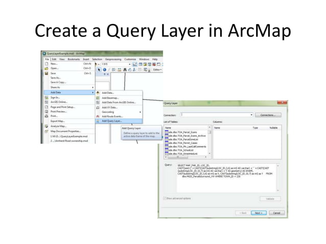 Making Use of Query Layers & Spatial Views | PPT