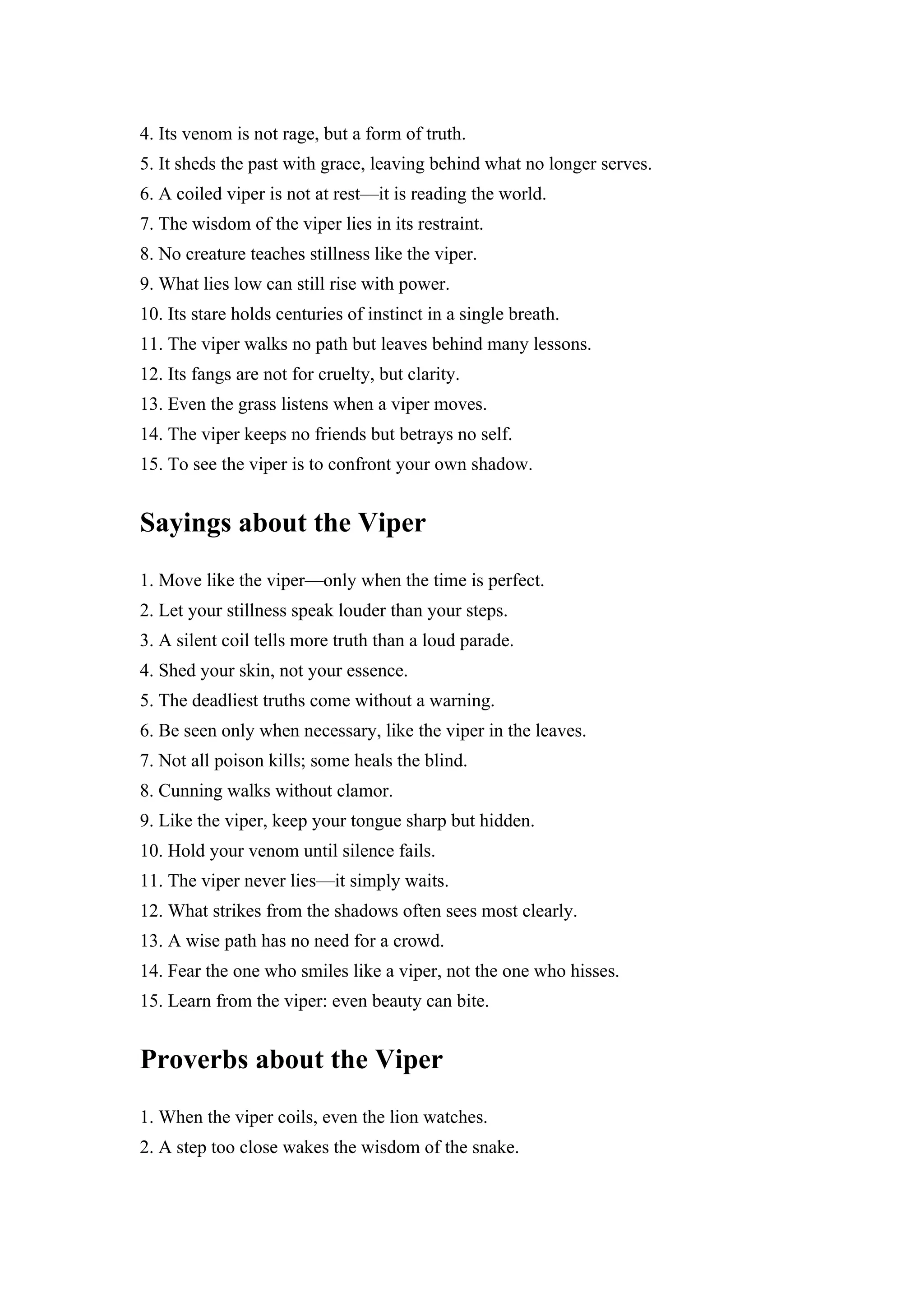 45 Viper Quotes, Sayings, and Proverbs.docx