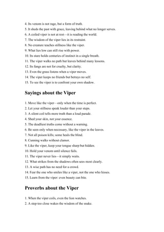 45 Viper Quotes, Sayings, and Proverbs.docx